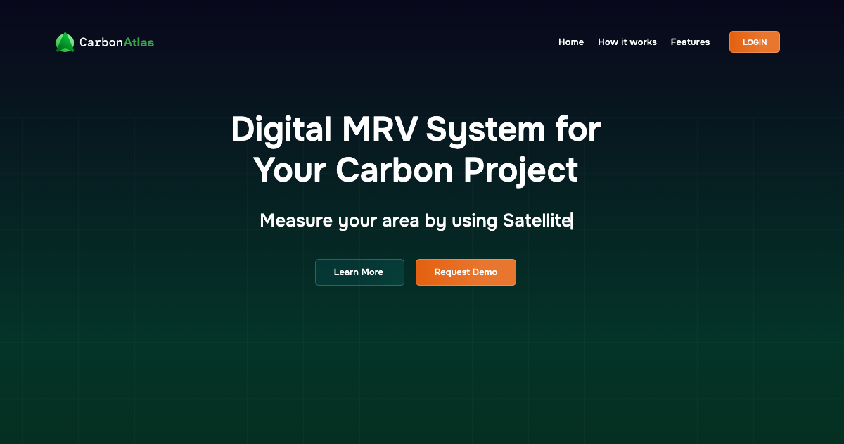 CarbonAtlas - dMRV Carbon Project Platform